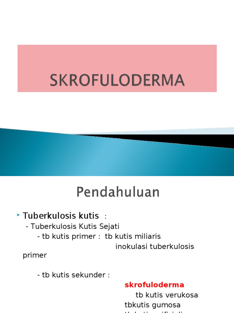Skrofuloderma | PDF