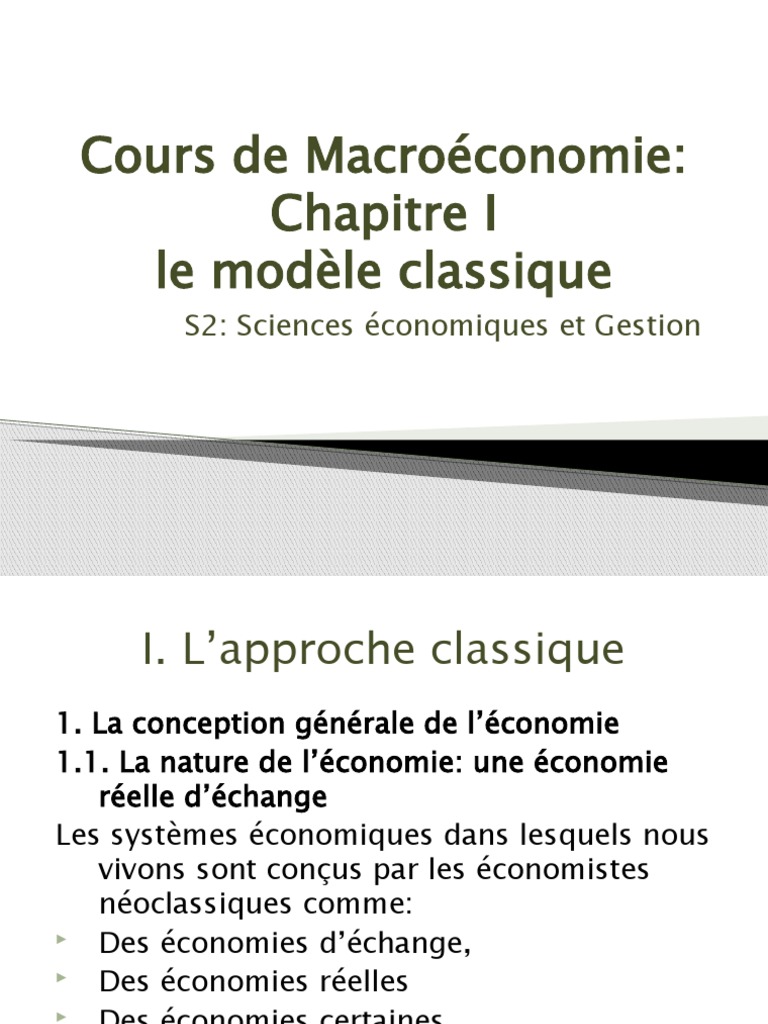 Macro Chap 1 | PDF | Offre et demande | Argent