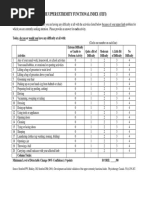 Lower Extremity Functional Scale (Spanish) | PDF