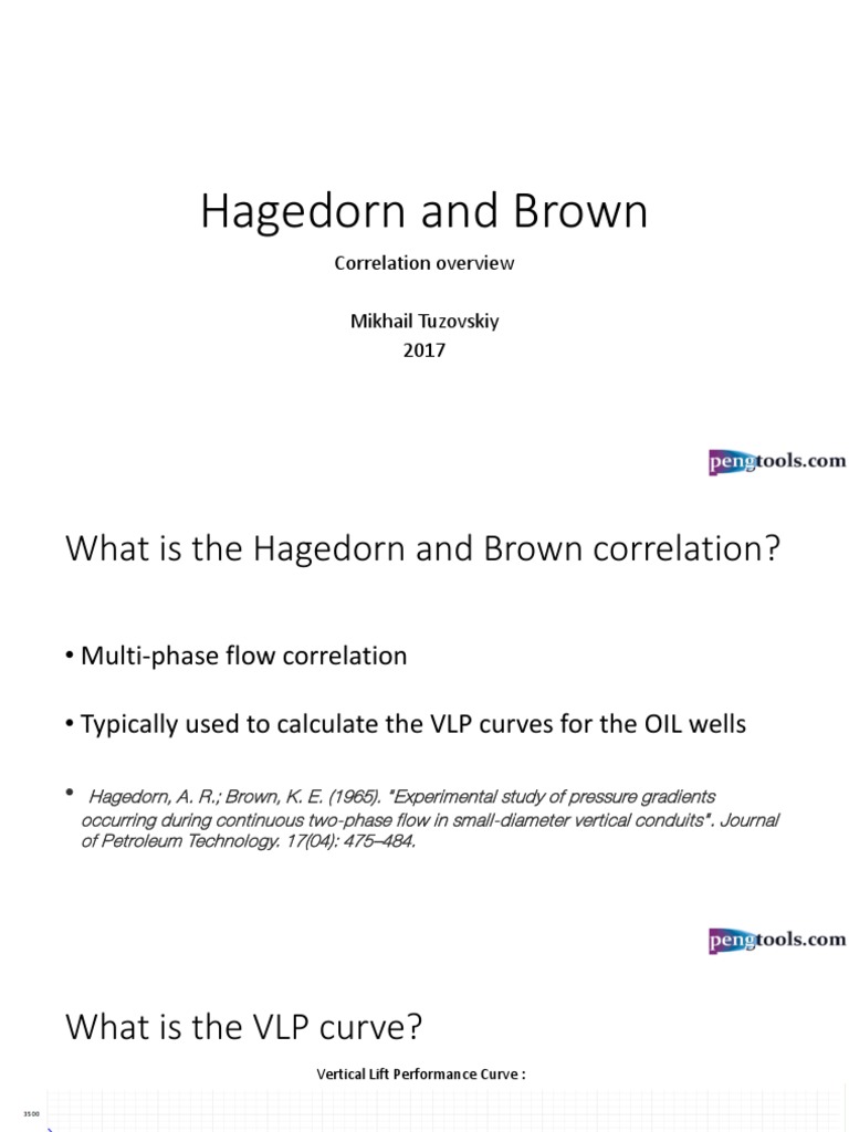 Hagedorn and Brown: Correlation Overview Mikhail Tuzovskiy 2017 | PDF ...