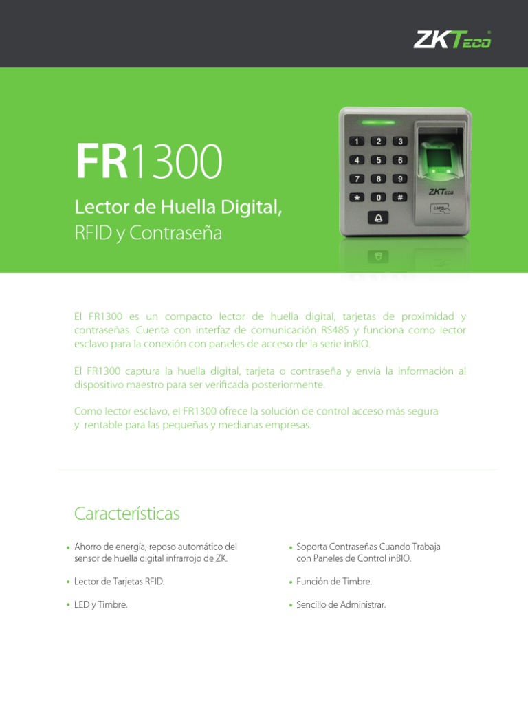 FR1300 | PDF | Identificación de frecuencia de radio | Electrónica