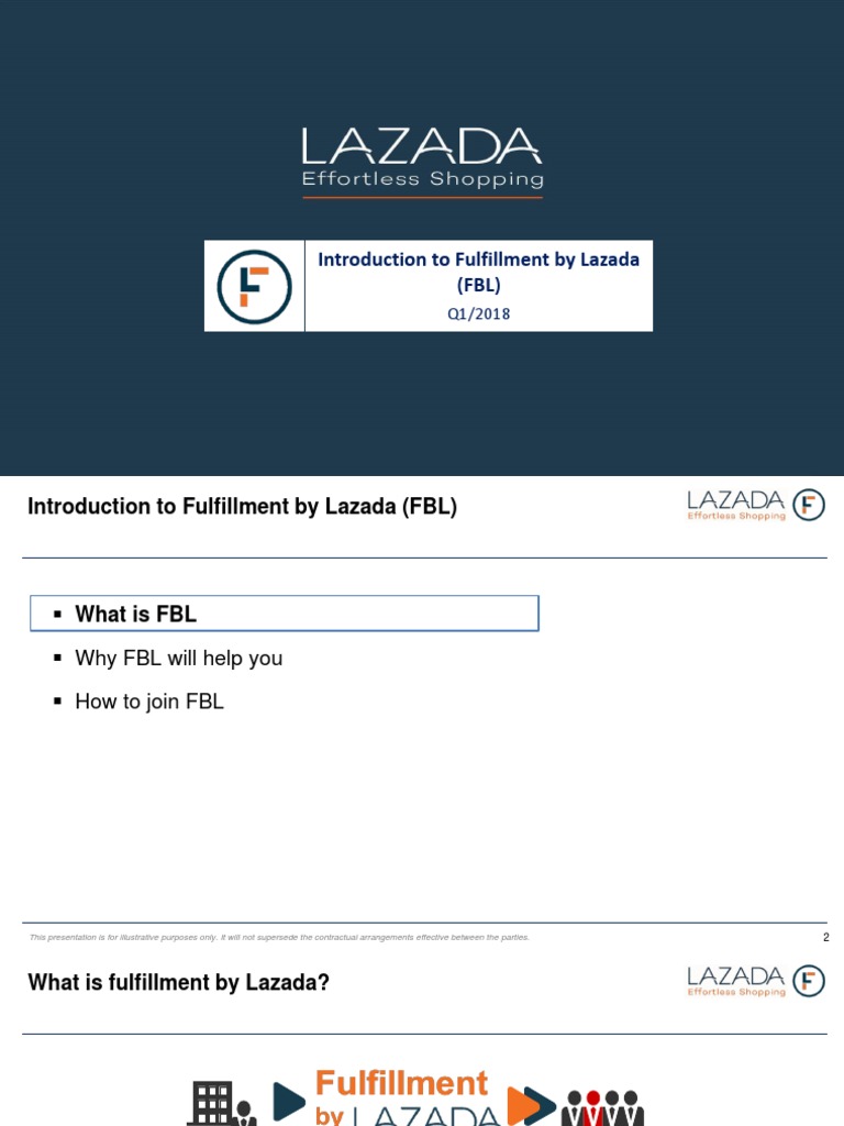 Introduction To FBL | PDF | Sales | Inventory