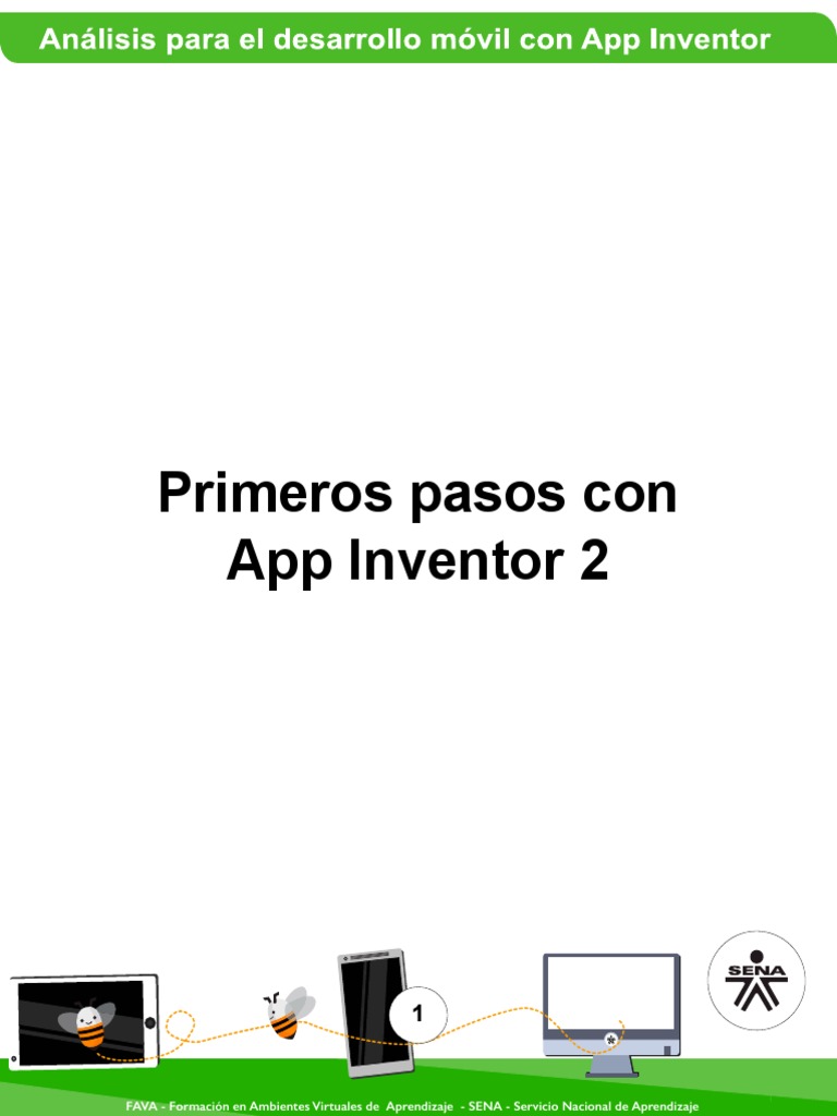 Primeros Pasos Con App Inventor PDF | PDF | Aplicación movil | Android (sistema operativo)