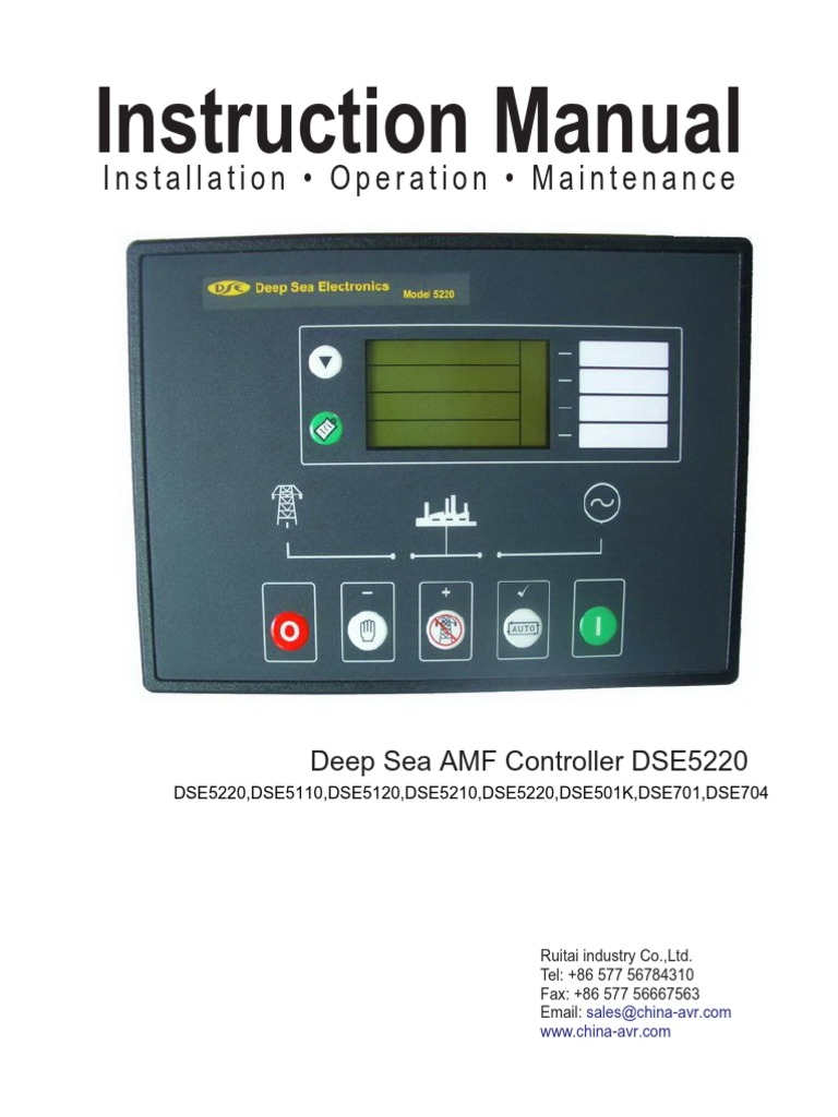 Dse 5210 5220 PDF | PDF | Mains Electricity | Personal Computers