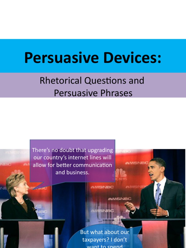Persuasive Devices | PDF | Argument | Communication