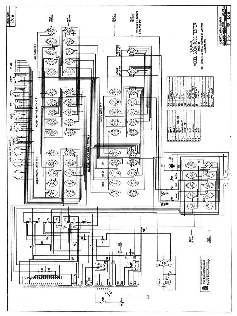 Hickok 600a Schematic PDF | PDF