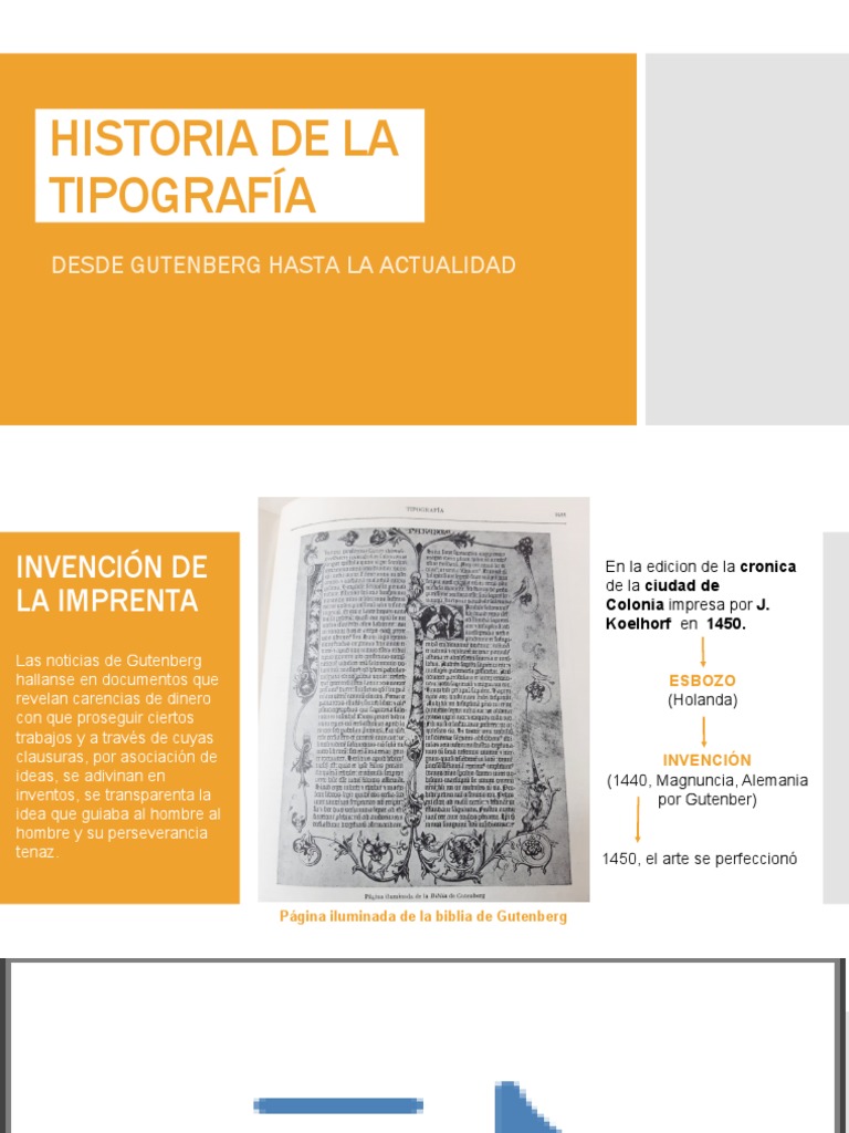 Historia de La Tipografia | PDF | Imprenta | Lenguaje de marcado