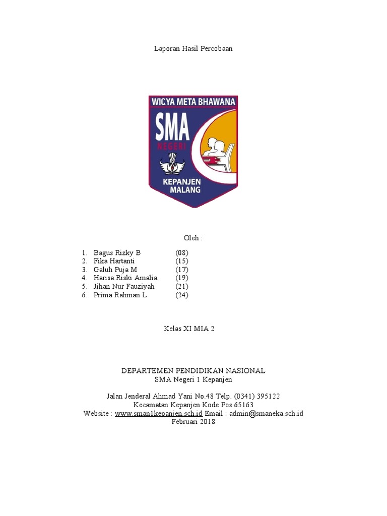 Laporan Percobaan Tangki Riak | PDF