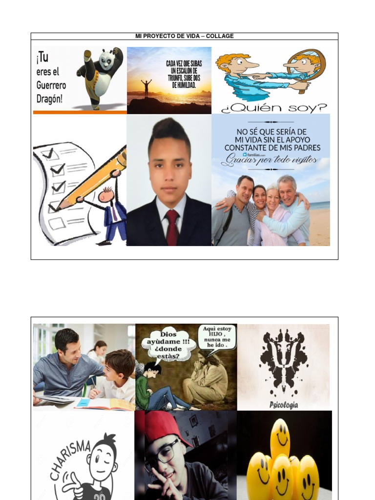 Mi Proyecto de Vida Collage PDF | PDF