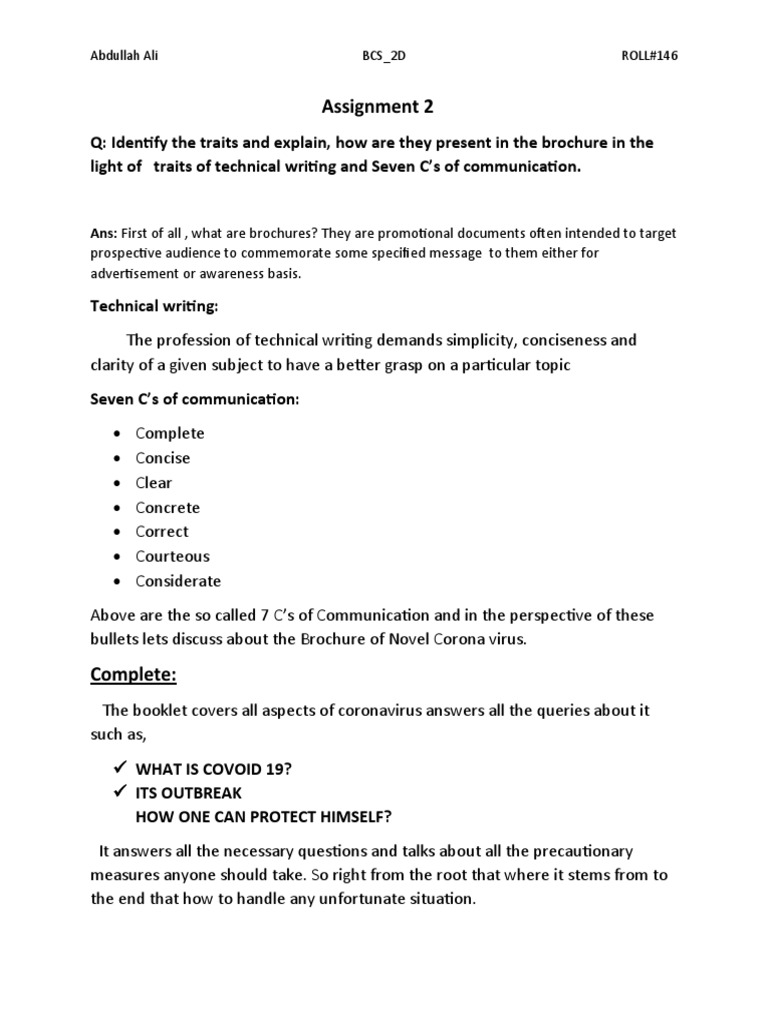 7 CS of Communications | PDF | Cognition | Cognitive Science