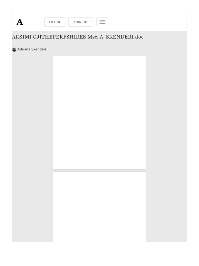 (DOC) ARSIMI GJITHEPERFSHIRES Msc. A. SKENDERI - Doc - Adriana Skenderi ...
