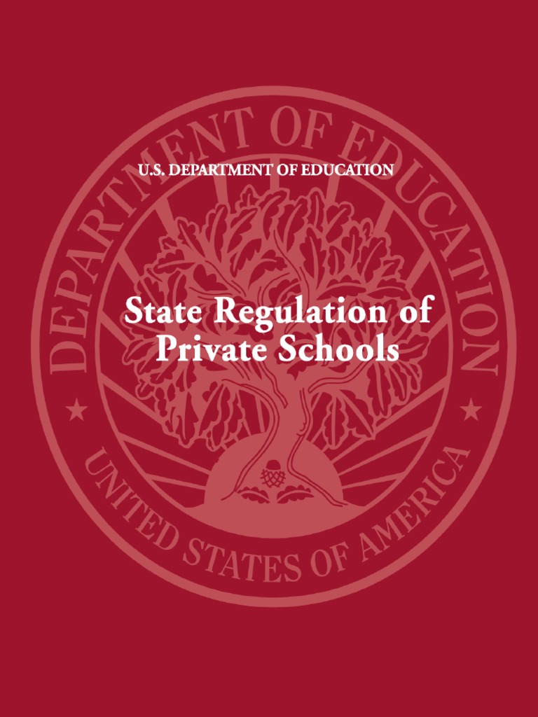 DOE-State Regulations of Private Schools | PDF