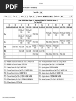 IITM Timetable | PDF | Art | Technology & Engineering