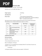 Design Calculation - STP | PDF | Environmental Science | Chemistry
