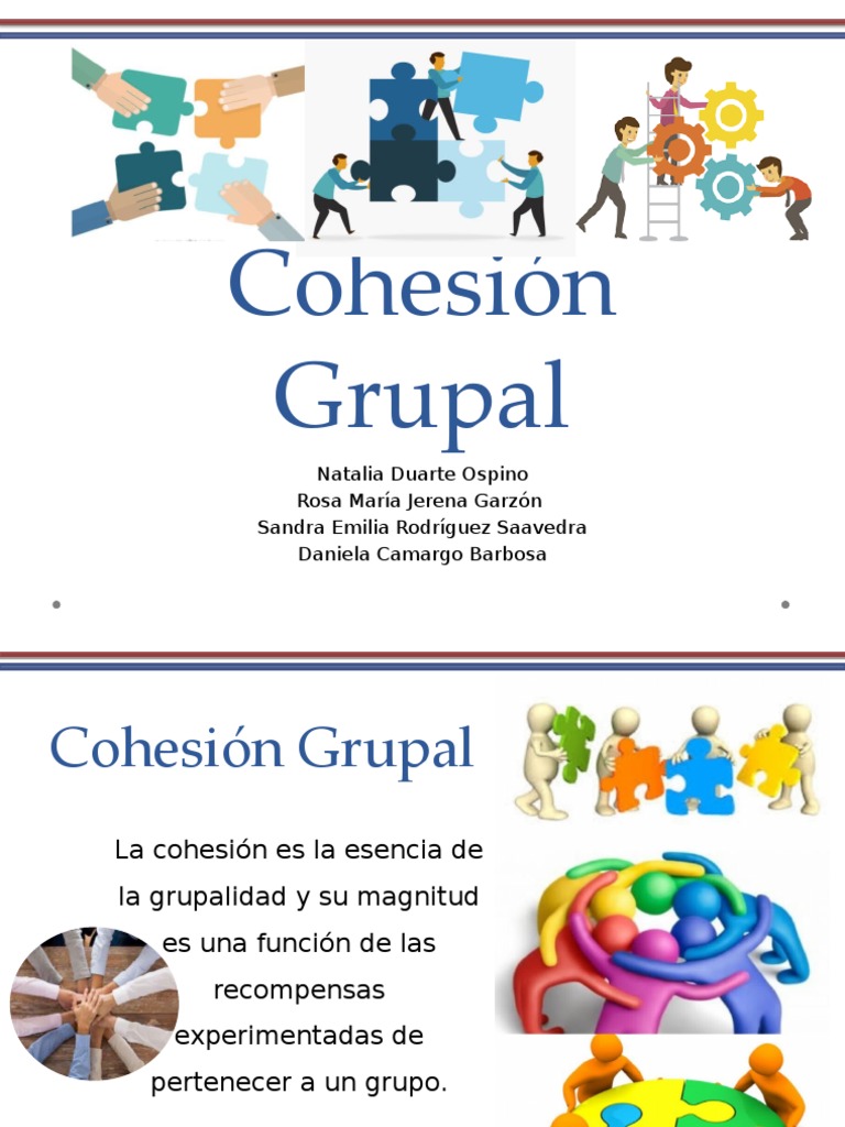 Cohesión Grupal | PDF | Cohesión grupal | Liderazgo