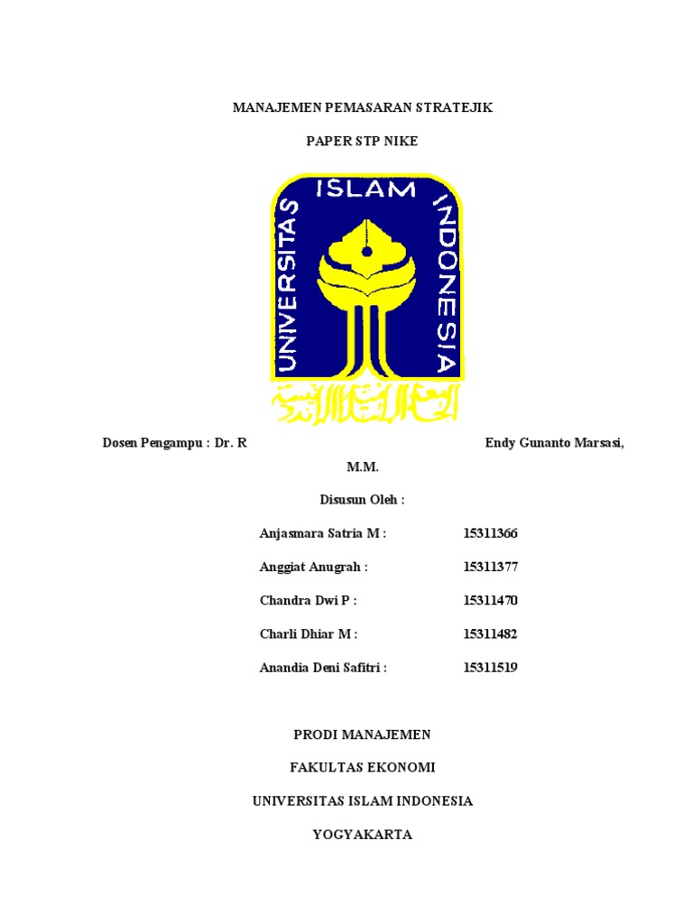 Kelompok 1 - PAPER STP NIKE | PDF