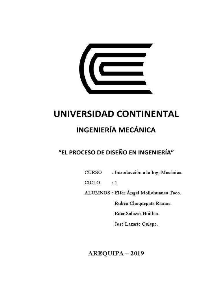 Proceso de Diseño en Ingenieria PDF | PDF | Creatividad | Ingeniería