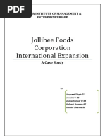Jollibee Organizational Structure Overview | PDF | Economies | Business