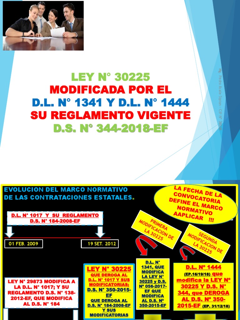 Ley 30225 | PDF | Presupuesto | Gobierno