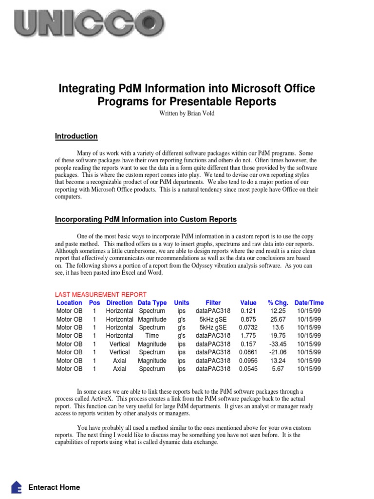 Integrating PDM Information Into Microsoft Office Programs For Presentable Reports | Download ...