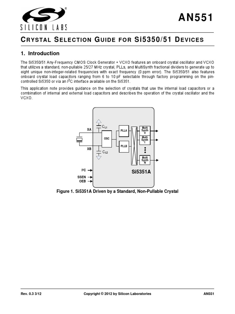 An551 PDF | PDF | Electronic Oscillator | Capacitor