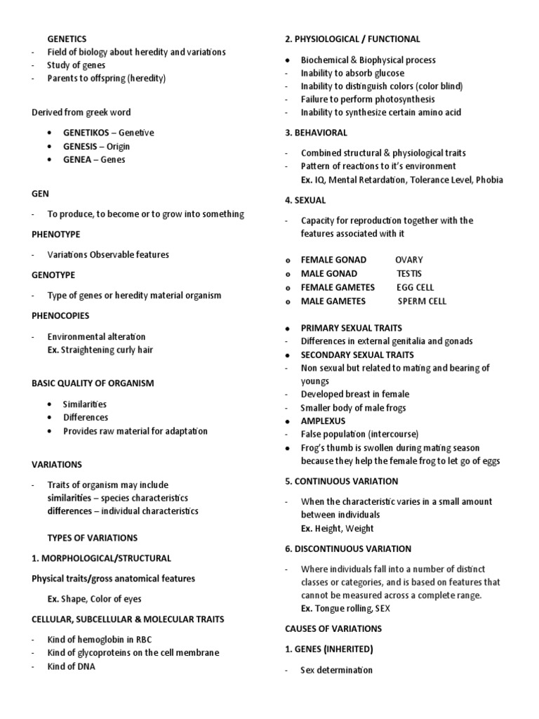 Here Individuals Fall Into A Number of Distinct Classes or Categories ...