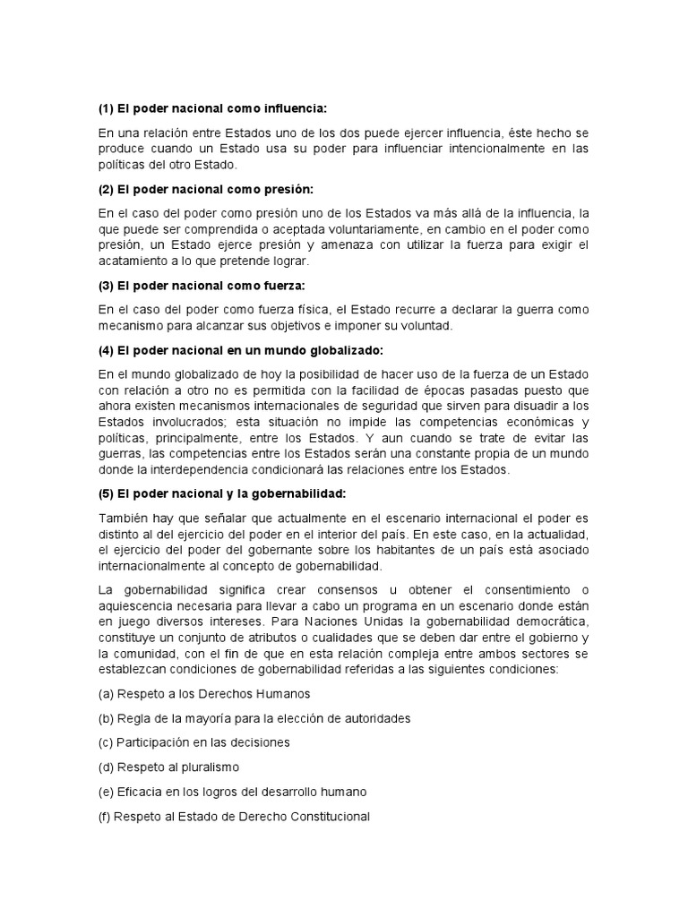 El Poder Nacional | PDF | Estado (política) | Democracia