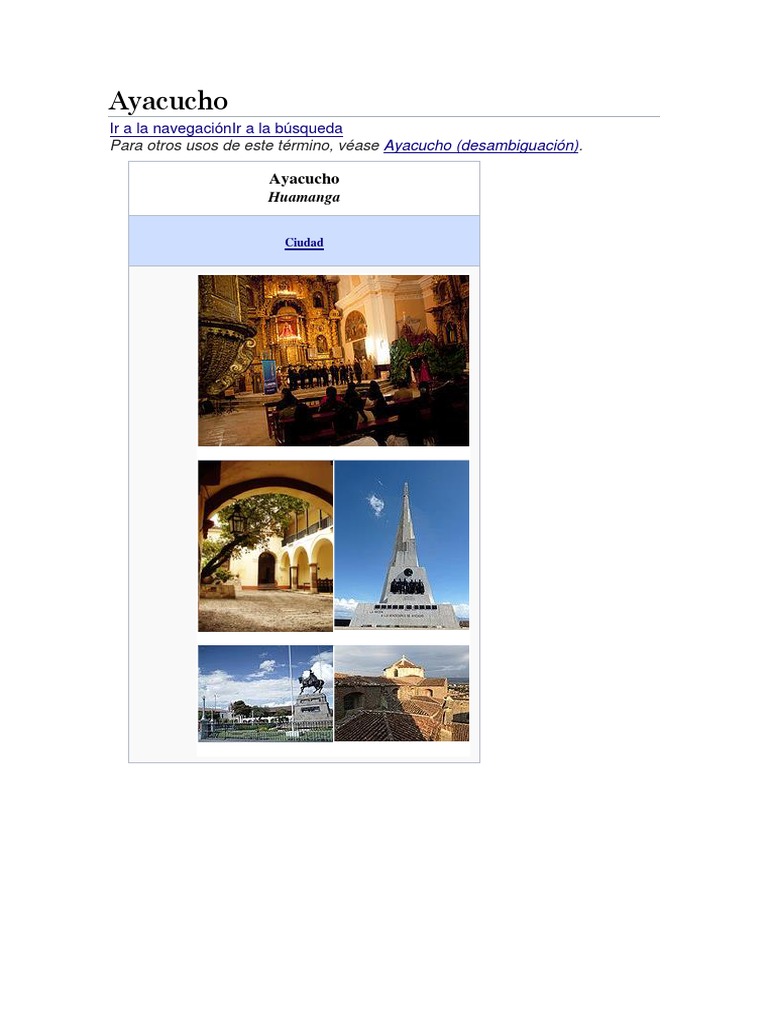 Ayacucho | PDF