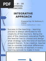 The 2C-2I-1R: Teaching and Learning Approaches Across Learning Areas ...