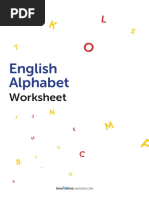 Printable English Alphabet PDF Guide | PDF | Alphabet | English Language
