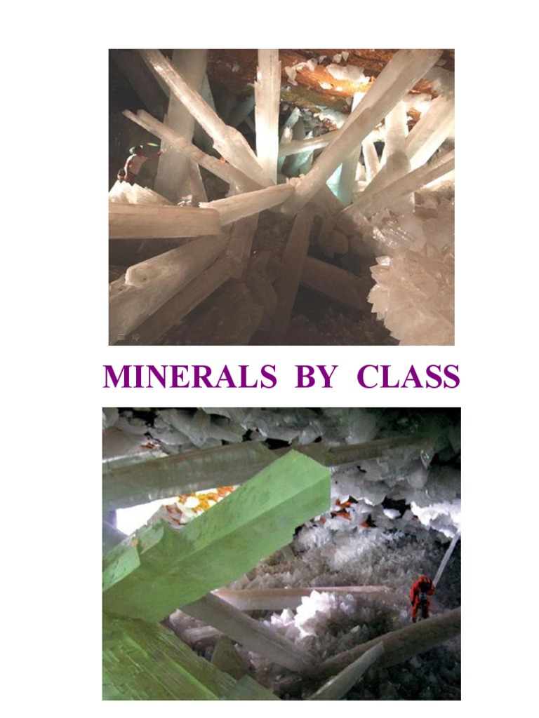 Minerals by Class | PDF | Minerals | Mineralogy