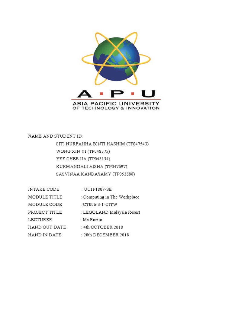 CITW - Legoland | PDF | Qr Code | Renewable Energy