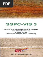 SSPC VIS-3 Steel Surfaces Prepared by Hand and Power Tool Cleaning PDF | PDF