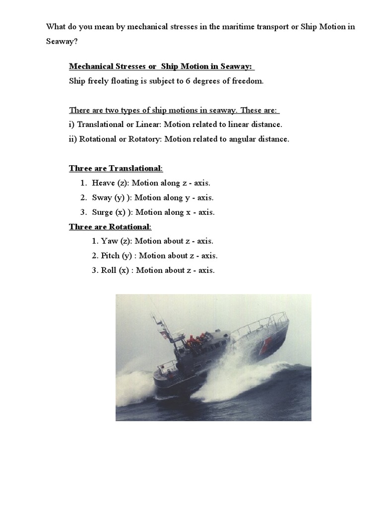 Ships Motion in Seaway (01042020) | PDF | Social Science | History