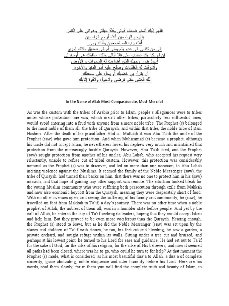 Dua Taif Eng | PDF | Muhammad | Abrahamic Religions