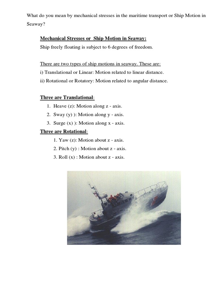 Ships Motion in Seaway (01042020) | PDF | Social Science | History