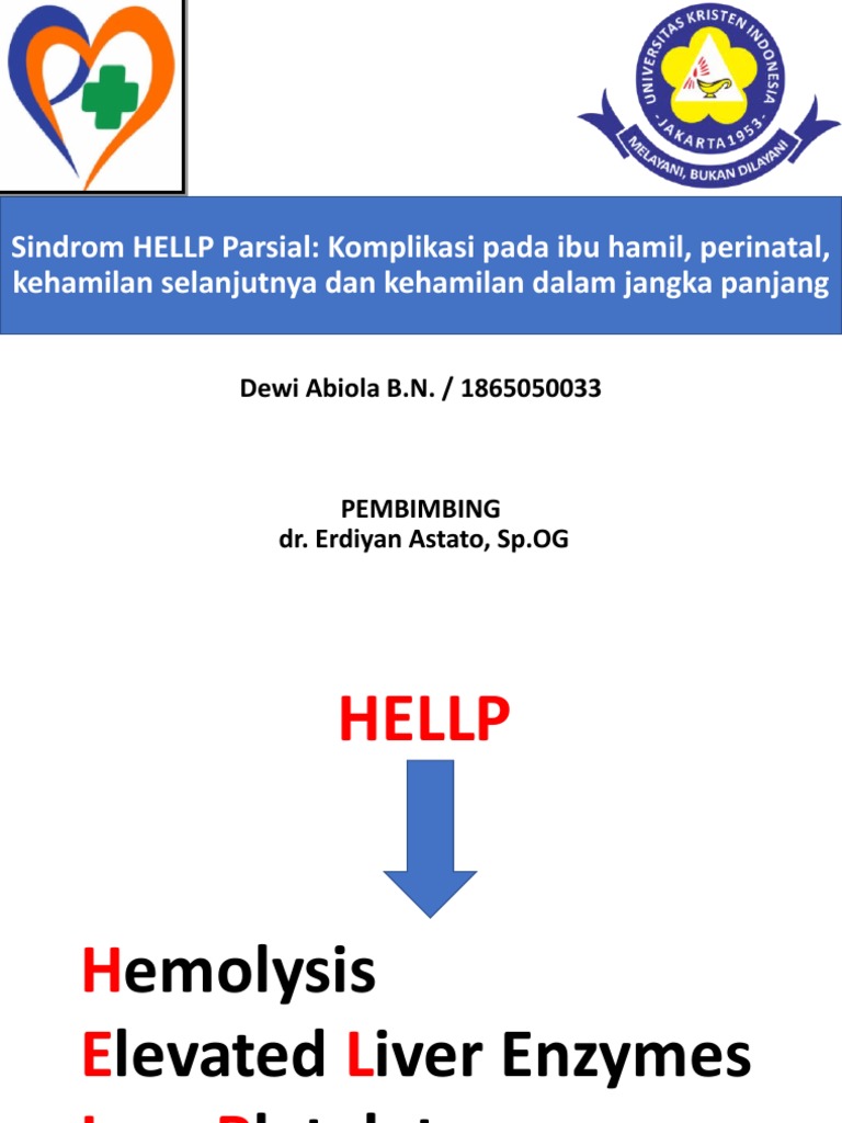 Sindrom HELLP Parsial | PDF