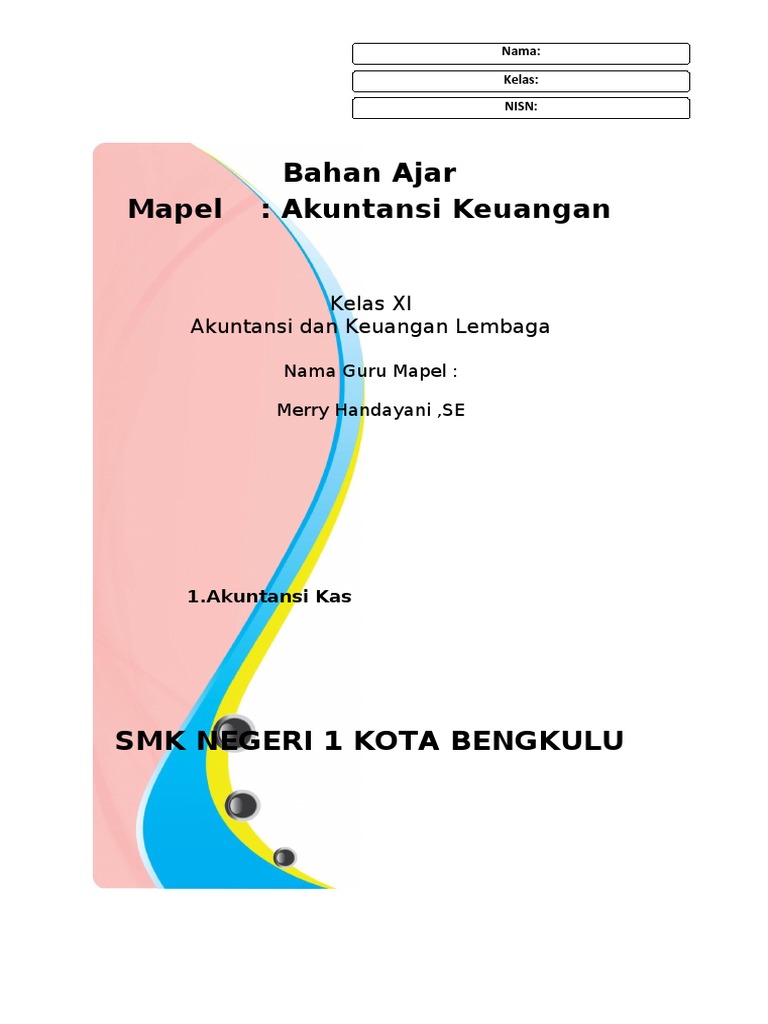 Modul Akt Keu PKL 20 | PDF | Pengelolaan Keuangan & Uang