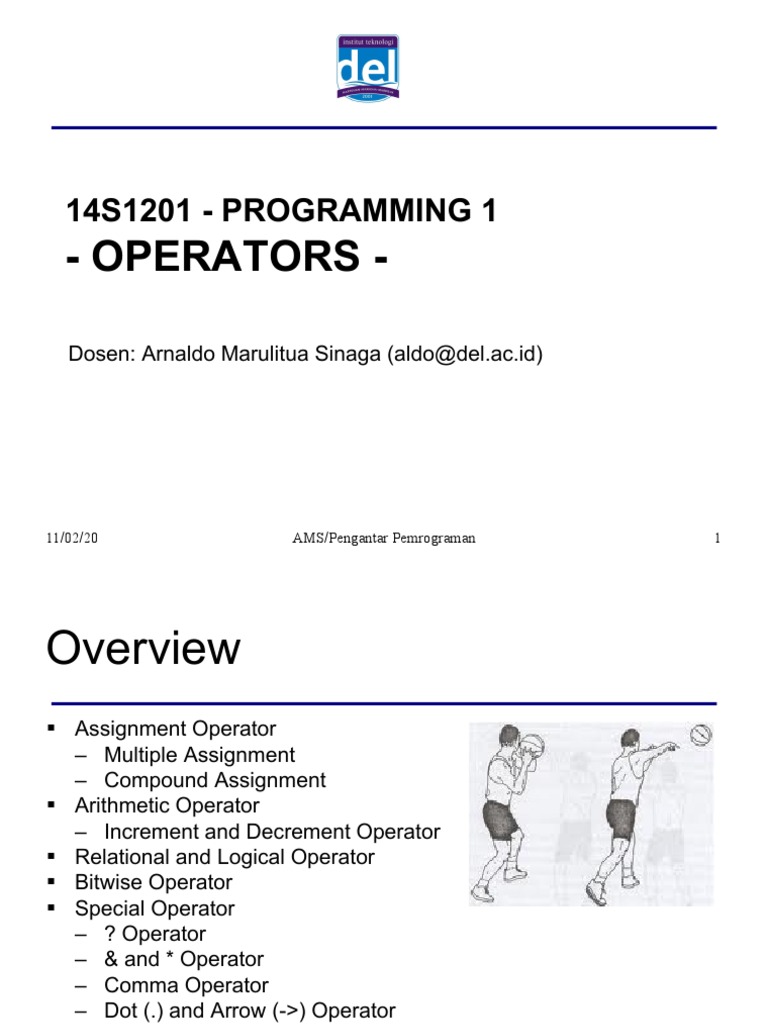 Week02 Session1 Operators PDF | PDF | Pointer (Computer Programming) | Computer Programming