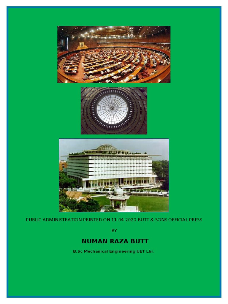 Public Admin Cover Page | PDF