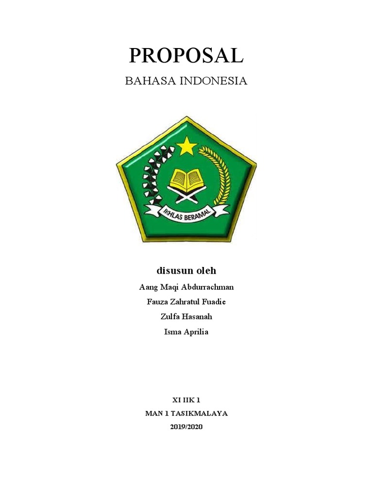 PROPOSAL. Bahasa Indonesia | PDF