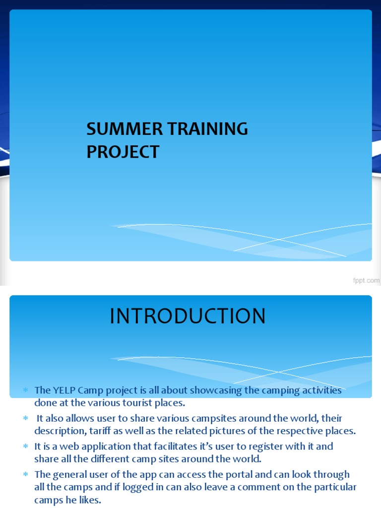 Summer Training Project | PDF | Java Script | Cascading Style Sheets