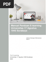 Tutorial LMS E-Learning Mahasiswa Rev | PDF