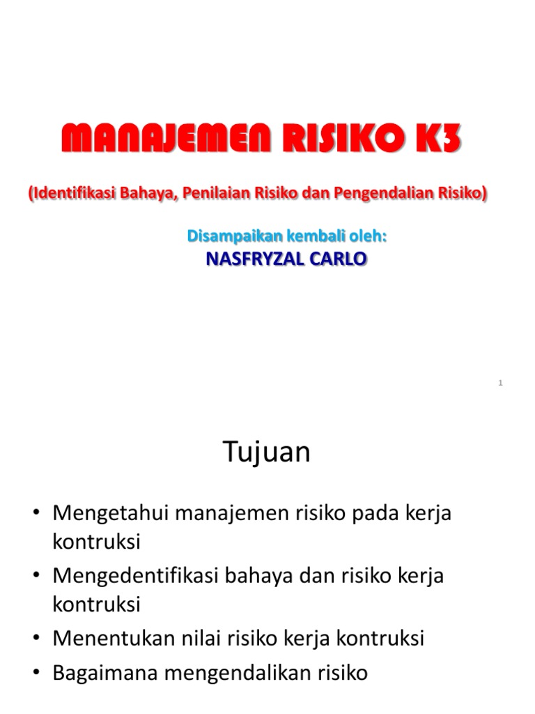 Manajemen Risiko | PDF