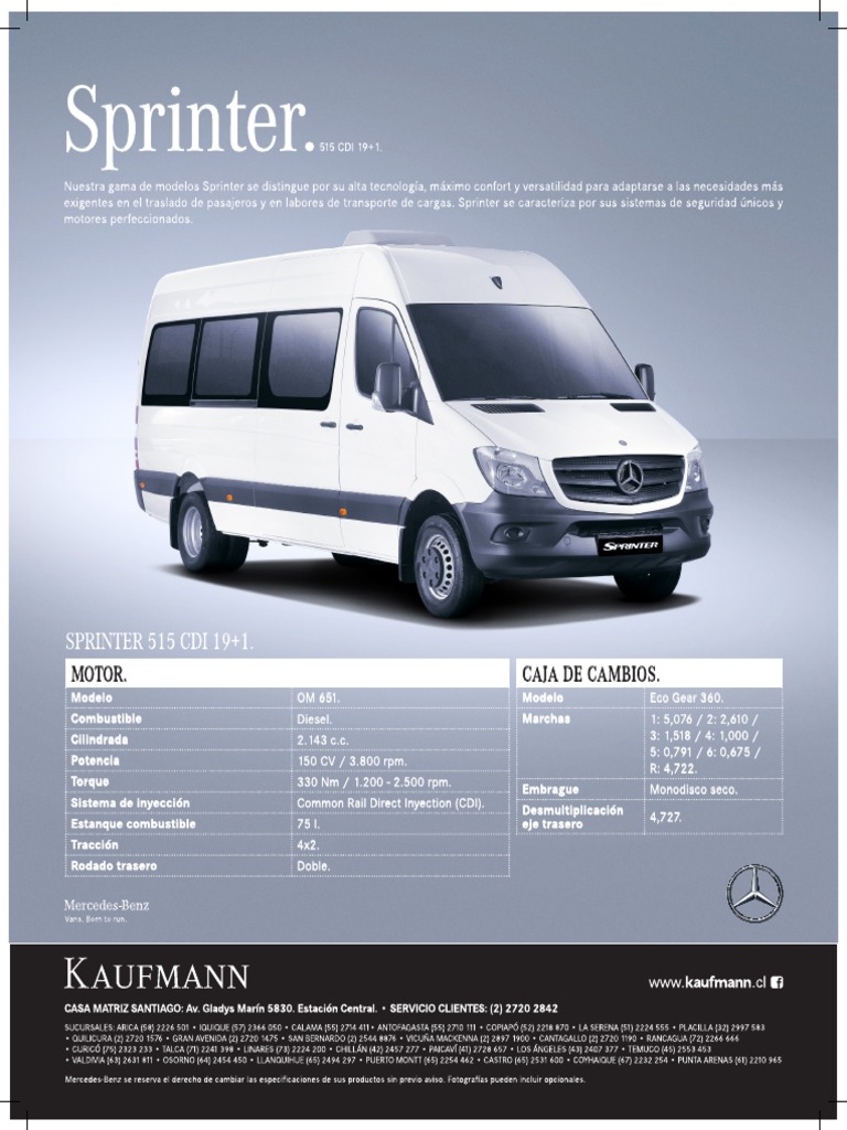 Sprinter 515 Cdi 191 Aleman | PDF | Eje | Tecnologías automotrices