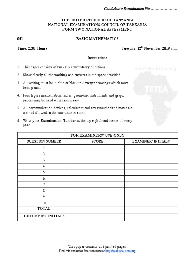 Basic Math - F2 - 2019 PDF | PDF | Logarithm | Elementary Mathematics