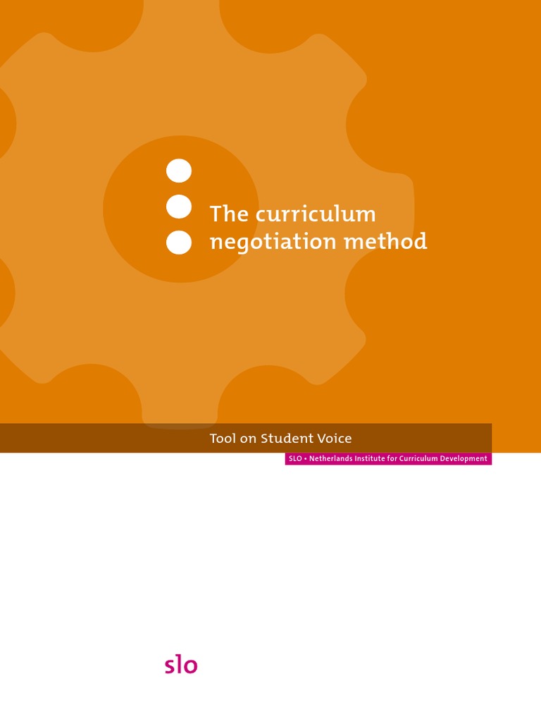 The Curriculum Negotiation Method: Tool On Student Voice | PDF ...