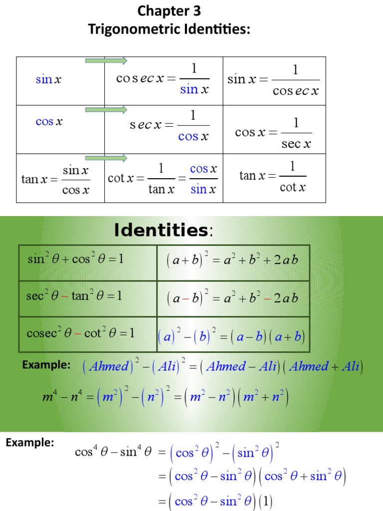 Part - 2 Chapter 3 Trignometric Identites | PDF | Trigonometry | Sine