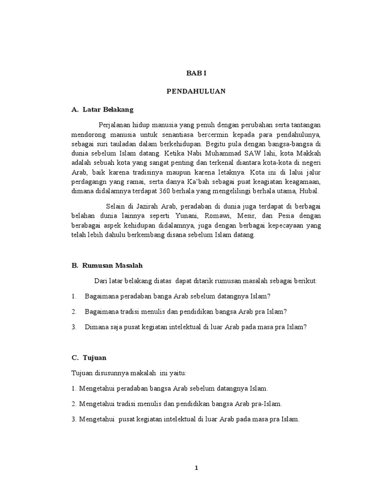 Peradaban Arab Sebelum Islam: Sejarah dan Budaya | PDF | Sejarah