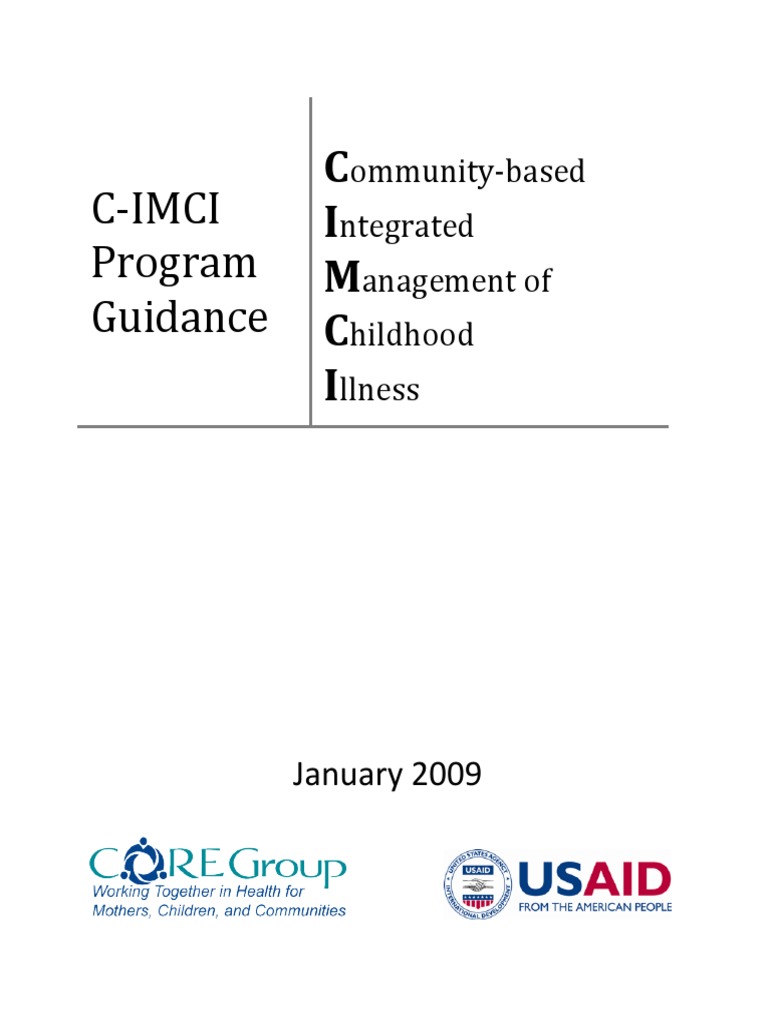 C-Imci Policy Guidance Jan 2009 PDF | PDF | Non Governmental ...